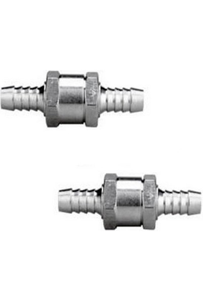 Cuticate 2 Adet Dış Inaştırılmış Onaylayıcı Kontrol Vanası Deniz Araba Yakıt Hattı Yağlı Su Için 12MM (Yurt Dışından)
