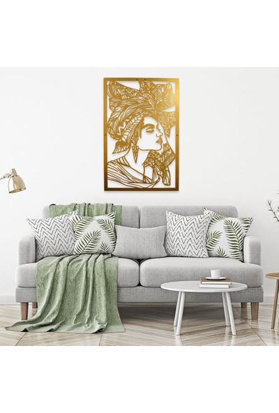 Serenli Zen Kadın Metal Tablo