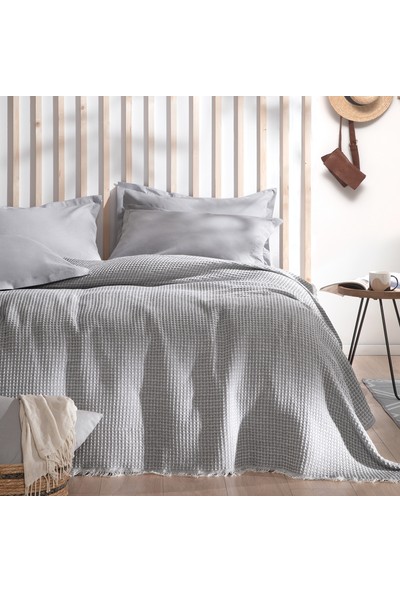 Yataş Bedding Octo Çift Kişilik Pike - Açık Gri Yataş Bedding Octo Çift Kişilik Pike - Açık Gri