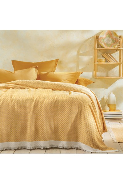 Yataş Bedding Maris Çift Kişilik Pike - Hardal Yataş Bedding Maris Çift Kişilik Pike - Hardal