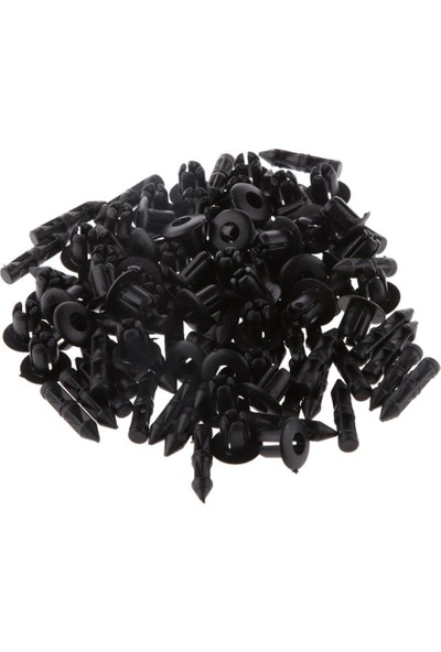 Cuticate 50 Parça 6mm Delik Siyah Plastik Türü Perçinler Fastener Pin Klipleri Atv Tutucu Klipler (Yurt Dışından) Cuticate 50 Parça 6mm Delik Siyah Plastik Türü Perçinler Fastener Pin Klipleri Atv Tutucu Klipler (Yurt Dışından)
