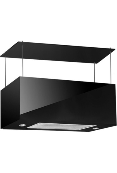 Alveus Diamond Ada Davlumbaz 90 cm Siyah Alveus Diamond Ada Davlumbaz 90 cm Siyah