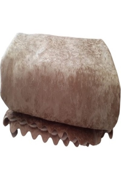 Asımoğlu Süngerli Kaymaz Koltuk Örtüsü Açık Kahverengi 3 Adet