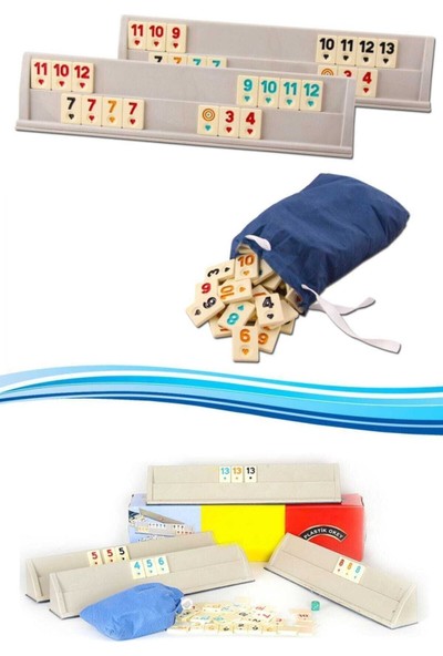 Star Eser Büyük Boy Plastik Okey Takımı Star Eser Büyük Boy Plastik Okey Takımı