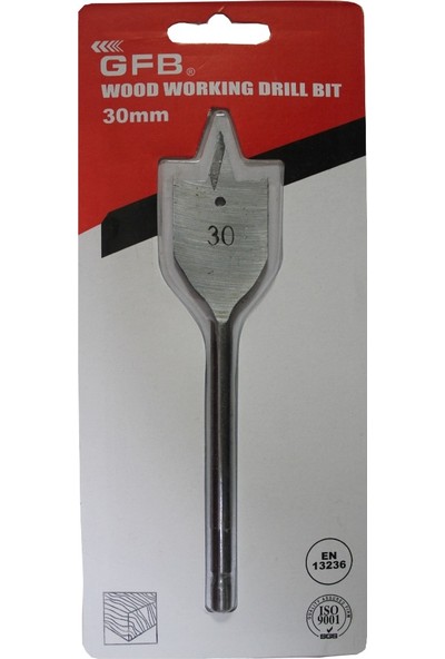 Gfb Yaprak Matkap Ucu 30 mm (Hex Saplı) Gfb Yaprak Matkap Ucu 30 mm (Hex Saplı)