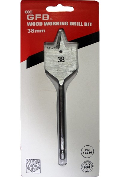 Gfb Yaprak Matkap Ucu 38 mm (Hex Saplı) Gfb Yaprak Matkap Ucu 38 mm (Hex Saplı)