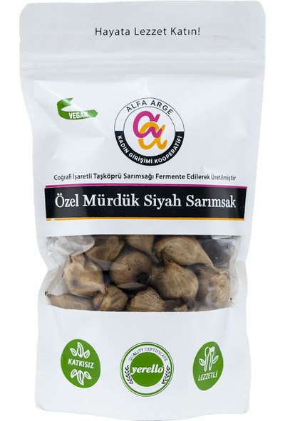 Alfa Arge Kadın Kooperatifi Mürdük Siyah Sarımsak 150 gr Alfa Arge Kadın Kooperatifi Mürdük Siyah Sarımsak 150 gr