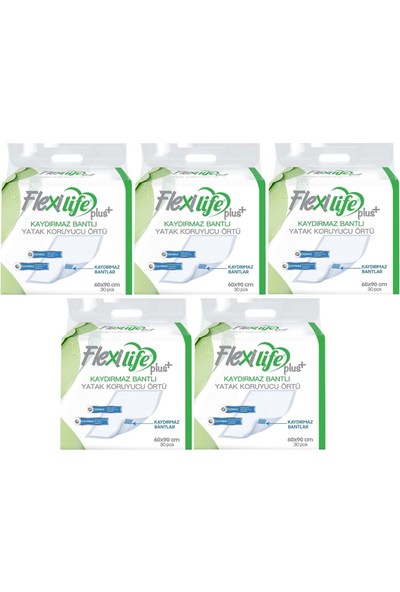 Flexi Life Hasta Alt Açma Yatak Koruyucu Örtü 60*90 cm 150 Adet Kaydırmaz Flexi Life Hasta Alt Açma Yatak Koruyucu Örtü 60*90 cm 150 Adet Kaydırmaz