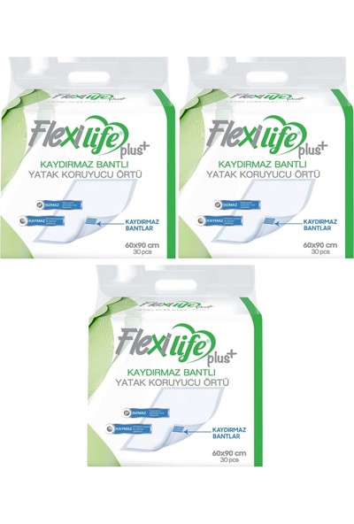 Flexi Life Flexi LifeFlexi Life Hasta Alt Açma Yatak Koruyucu Örtü 60*90 Cm 90 Adet Kaydırmaz Flexi Life Flexi LifeFlexi Life Hasta Alt Açma Yatak Koruyucu Örtü 60*90 Cm 90 Adet Kaydırmaz