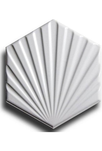 Kütahya Çini Yapı Tasarım SS09-39 Sunlıght Hexagon White 1 Adet Kütahya Çini Yapı Tasarım SS09-39 Sunlıght Hexagon White 1 Adet