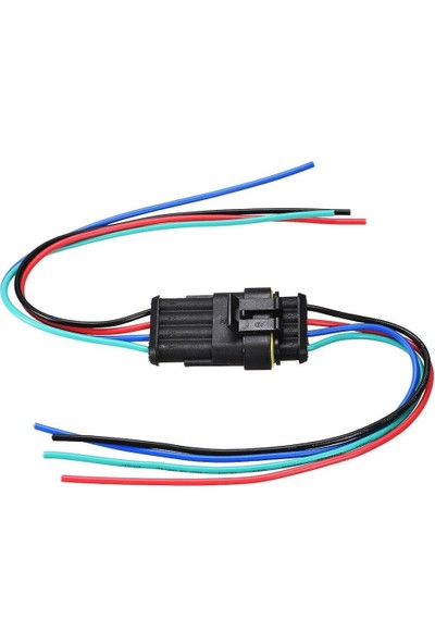 4 Kablolu Karşılıklı Konnektör Soket Su Geçirmez Dayanıklı
