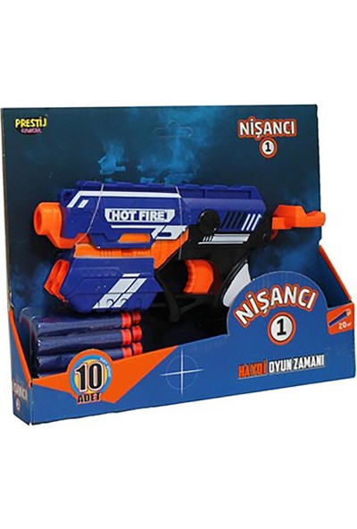 Nişancı 1 Dart Köpük Fırlatıcı Oyuncak Tabanca FAB-6363 Nişancı 1 Dart Köpük Fırlatıcı Oyuncak Tabanca FAB-6363