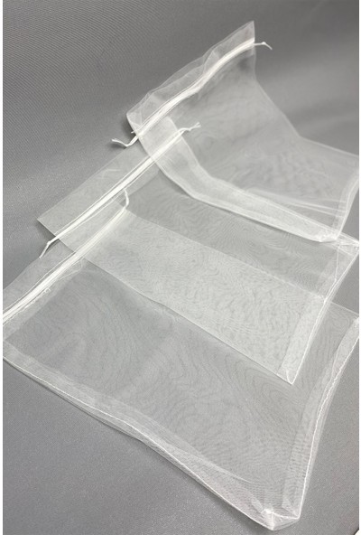 Hayalperest Boncuk Seccade ve Mevlüt Hediyelik Tül Kese 10 Adet (28 x 40 Cm)