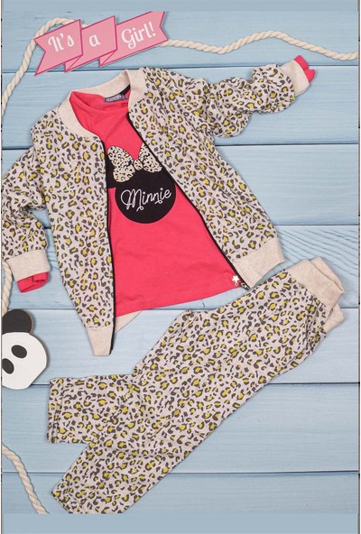 Anne Bebe 1623 Kız Çocuk Takım Pembe