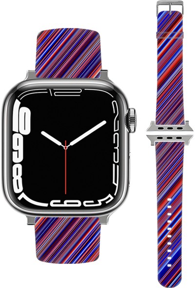 Cekuonline Apple Watch 1 2 3 4 6 7 Se 42 mm Popart Silikon Kordon Kayış - Vizyon 18 Cekuonline Apple Watch 1 2 3 4 6 7 Se 42 mm Popart Silikon Kordon Kayış - Vizyon 18
