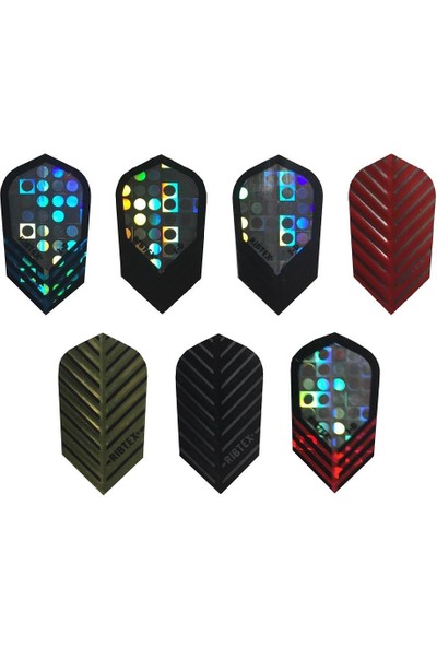 Harrows Ribtex Slim Karışık 10'lu Dart Flight Set Harrows Ribtex Slim Karışık 10'lu Dart Flight Set