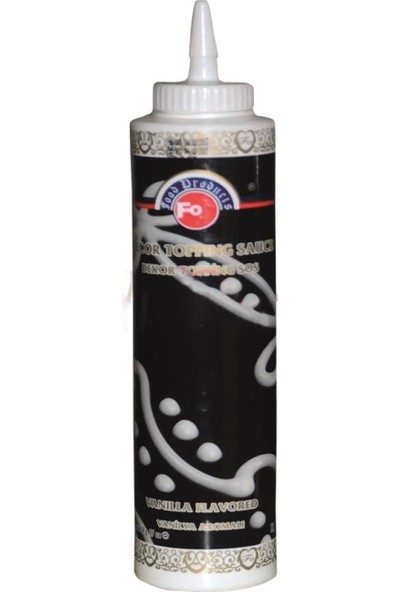Fo Vanilya Aromalı Dekor Sos 750 gr