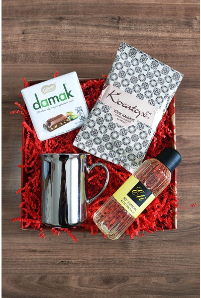 Hercai Store Gümüş Porselen & Kocatepe Kahve Seti Hediye Kutusu Hercai Store Gümüş Porselen & Kocatepe Kahve Seti Hediye Kutusu