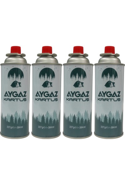Aygaz 227 gr Kartuş Dörtlü Set