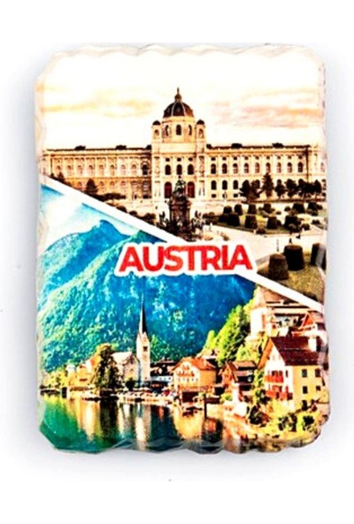 Dünyadan Hediyeler Avusturya Temalı Kırık Magnet