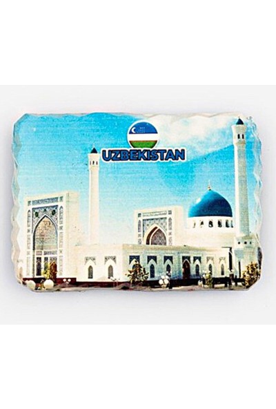 Dünyadan Hediyeler Özbekistan Registan Meydanı Kırık Magnet