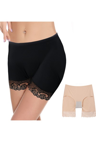 Catteo 2'si 1 Arada Dantel Detaylı Külot - Siyah+Ten Rengi/l (Yurt Dışından) Catteo 2'si 1 Arada Dantel Detaylı Külot - Siyah+Ten Rengi/l (Yurt Dışından)