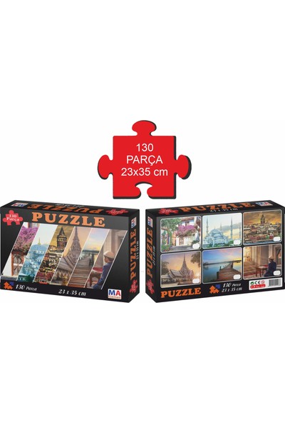 Ans Toys Puzzle Sultanahmet Camii -130 Parça - 23 x 35 cm