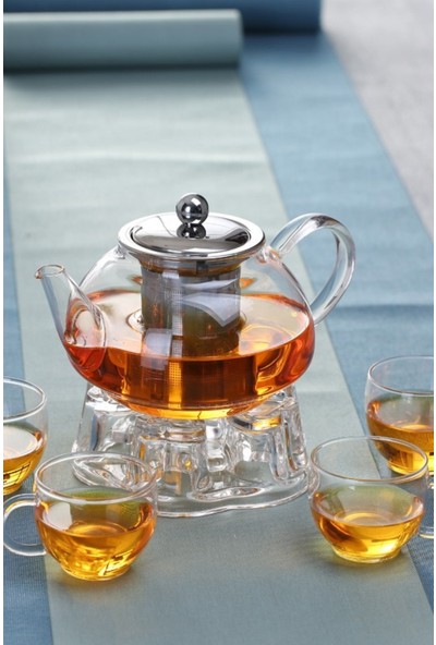 Paçi 1600ML Isıya Dayanıklı Süzgeçli Cam Demlik Paçi 1600ML Isıya Dayanıklı Süzgeçli Cam Demlik