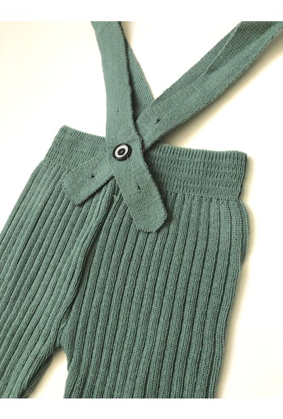 Gogo Bici Bebek Çocuk Askılı Triko Tayt