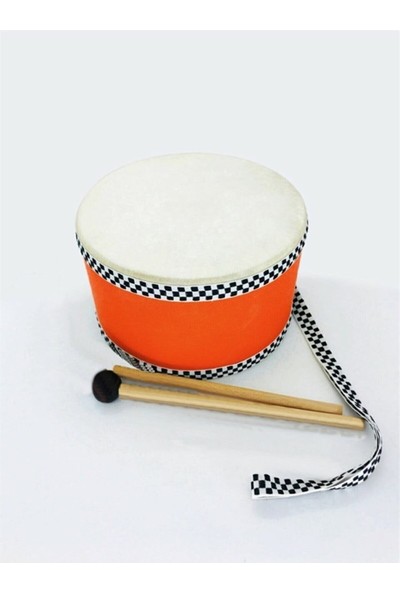 Burdan Eve Deri Çocuk Davulu Deri Askılı Çocuk Davul (Anaokulları ve Kreşlerin Tercihi) Turuncu Burdan Eve Deri Çocuk Davulu Deri Askılı Çocuk Davul (Anaokulları ve Kreşlerin Tercihi) Turuncu