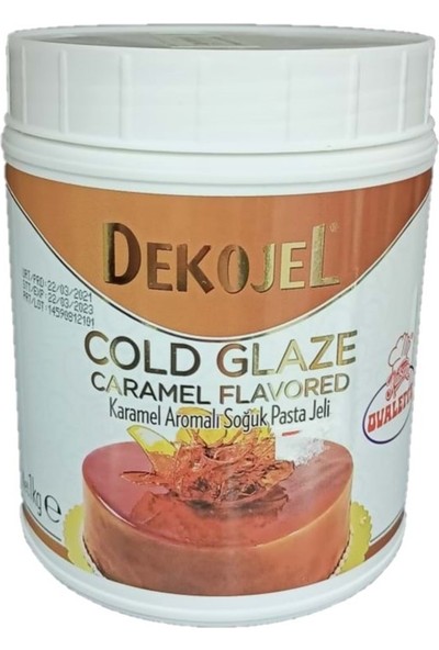 Ovalette Dekojel Jöle Karamel 1 kg