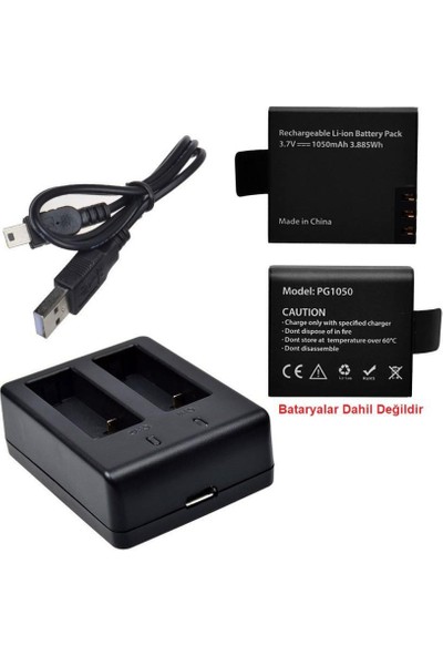 Laqaydükkan34 Angeleye GP-124 2 Li Batarya Şarj Cihazı