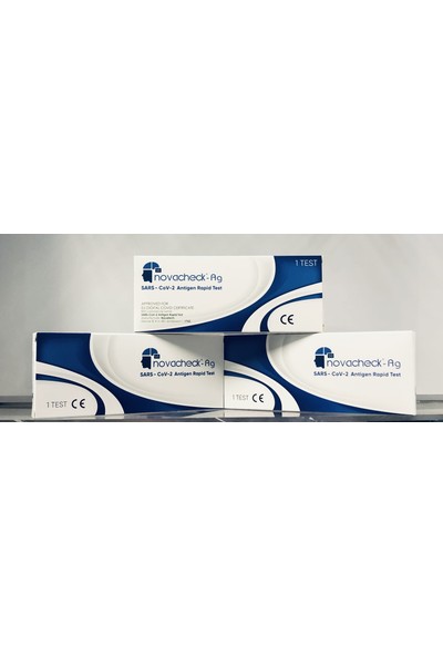 Novacheck Antigen Rapid(Hızlı) Testi 3 Adet Novacheck Antigen Rapid(Hızlı) Testi 3 Adet
