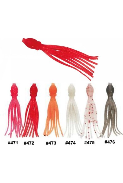 Nikko Octopus 65MM Silikon Ahtapot Yem Nikko Octopus 65MM Silikon Ahtapot Yem