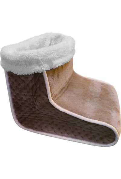 Baosity Elektrikli Isıtmalı Ayak Isıtıcı Rahat Rahatlatıcı Fiş Tipi Isıtıcı Boot Ayakları Isıtıcı Kahverengi