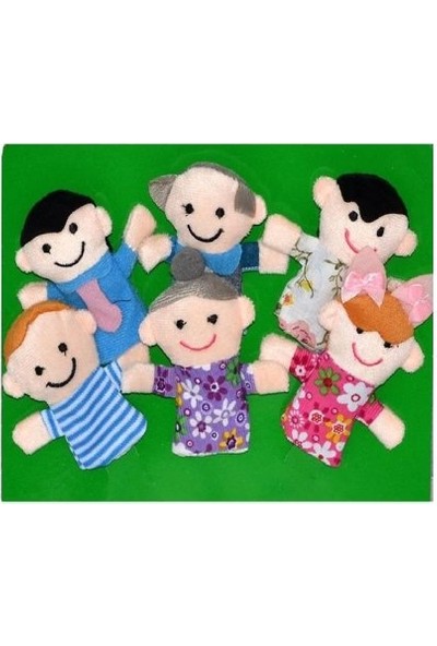 Aile Parmak Kukla 6'lı Aile Parmak Kukla 6'lı