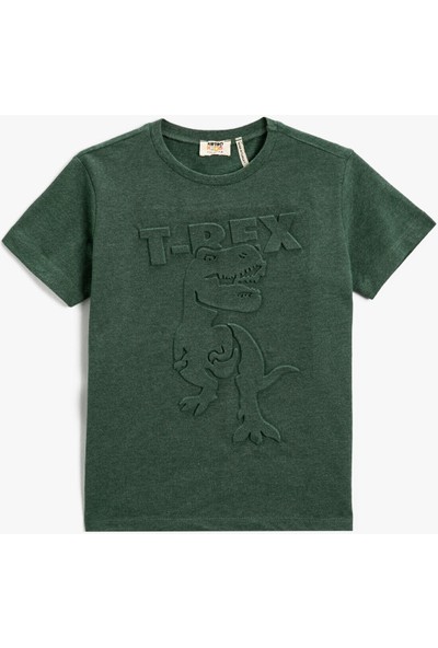 Koton Bisiklet Yaka Normal Kalıp YeşilErkek Çocuk T-Shirt - 2SKB10043TK Koton Bisiklet Yaka Normal Kalıp YeşilErkek Çocuk T-Shirt - 2SKB10043TK