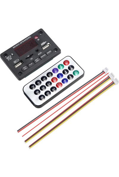Flameer Mp3 Çalar Dekoder Destek Fm Tf USB Aux Arabalar Mp3 Çalar Aksesuarları Siyah (Yurt Dışından) Flameer Mp3 Çalar Dekoder Destek Fm Tf USB Aux Arabalar Mp3 Çalar Aksesuarları Siyah (Yurt Dışından)