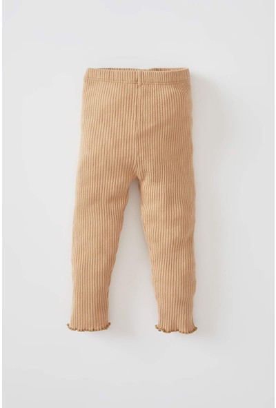 DeFacto Kız Bebek Esnek Belli Fitilli Kaşkorse Tayt X9819A222SP