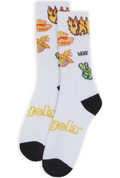 VN0A7SBSYTZ1 Vans x Crayola Crew (9.5-13, 1pk) Çorap Beyaz VN0A7SBSYTZ1 Vans x Crayola Crew (9.5-13, 1pk) Çorap Beyaz