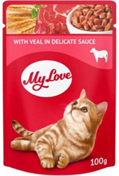 Mylove Dana Etli Kedi Maması 100 gr