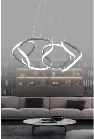 Dekorluna Honos Füme Modern LED Avize