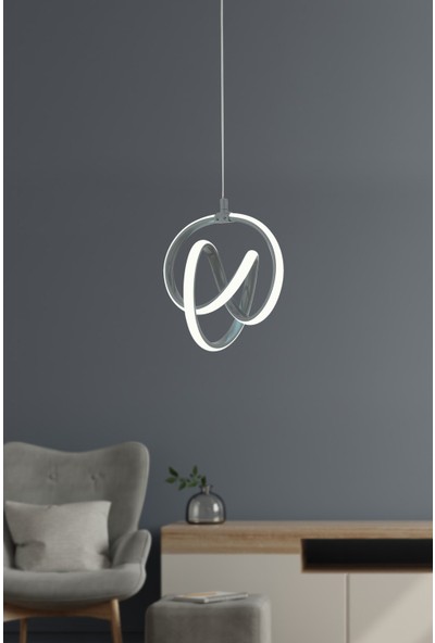 Dekorluna Venita Füme Modern LED Avize Dekorluna Venita Füme Modern LED Avize