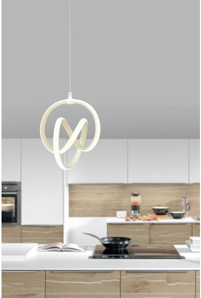 Dekorluna Venita Krem Modern LED Avize Dekorluna Venita Krem Modern LED Avize