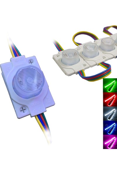 Dora Led 12 Volt 1,5 Watt Tekli Rgb Modül Dora Led 12 Volt 1,5 Watt Tekli Rgb Modül