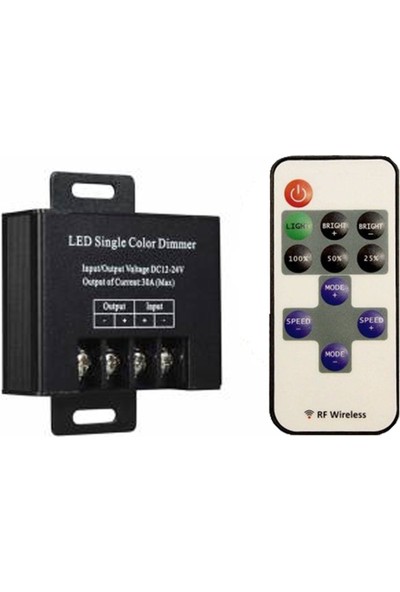 Dora Led 36 Amper Rf Kodlu Kumandalı Tek Renk Dimmer Dora Led 36 Amper Rf Kodlu Kumandalı Tek Renk Dimmer