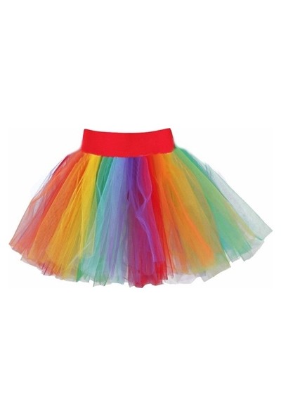 Bba New Trend Bba New Trend,gökkuşağı Tütü Etek,23 Nisan Tütü Etek,doğum Günü Tütü Etek Okul Etek Astarsız