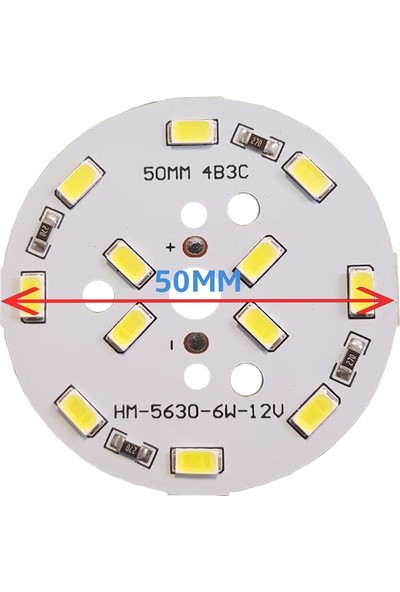 Dora Led 12 Volt 7 Watt Smd 5630 Ledli Hazır LED Modül 40MM Beyaz-1 Adet Dora Led 12 Volt 7 Watt Smd 5630 Ledli Hazır LED Modül 40MM Beyaz-1 Adet