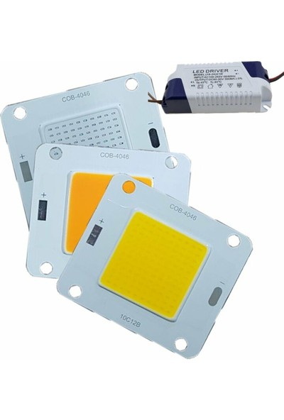 Dora Led 50W Cob LED Projektör Ledi Driver Dahil 50 Watt Cob LED Beyaz Dora Led 50W Cob LED Projektör Ledi Driver Dahil 50 Watt Cob LED Beyaz