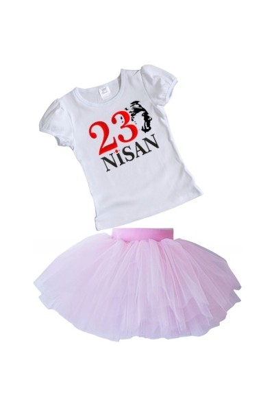 Bba New Trend Bba New TREND,23NISAN Baskılı Tişort 23 Nisan Tütü Etek Seti 23 Nisan Kıyafeti Bba New Trend Bba New TREND,23NISAN Baskılı Tişort 23 Nisan Tütü Etek Seti 23 Nisan Kıyafeti